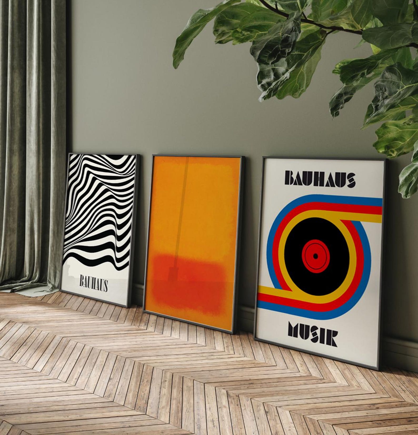 Bestseller Poster Set, Set of 3 Prints, Trendy Poster Bundle, Bauhaus ...