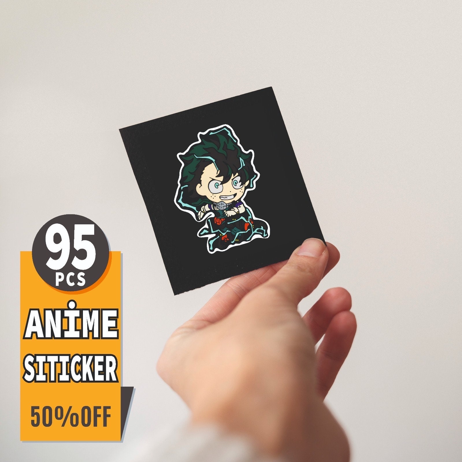 Kawaii Anime Sticker Pack 95 Pcs Anime Sticker Waterproof Vinyl ...