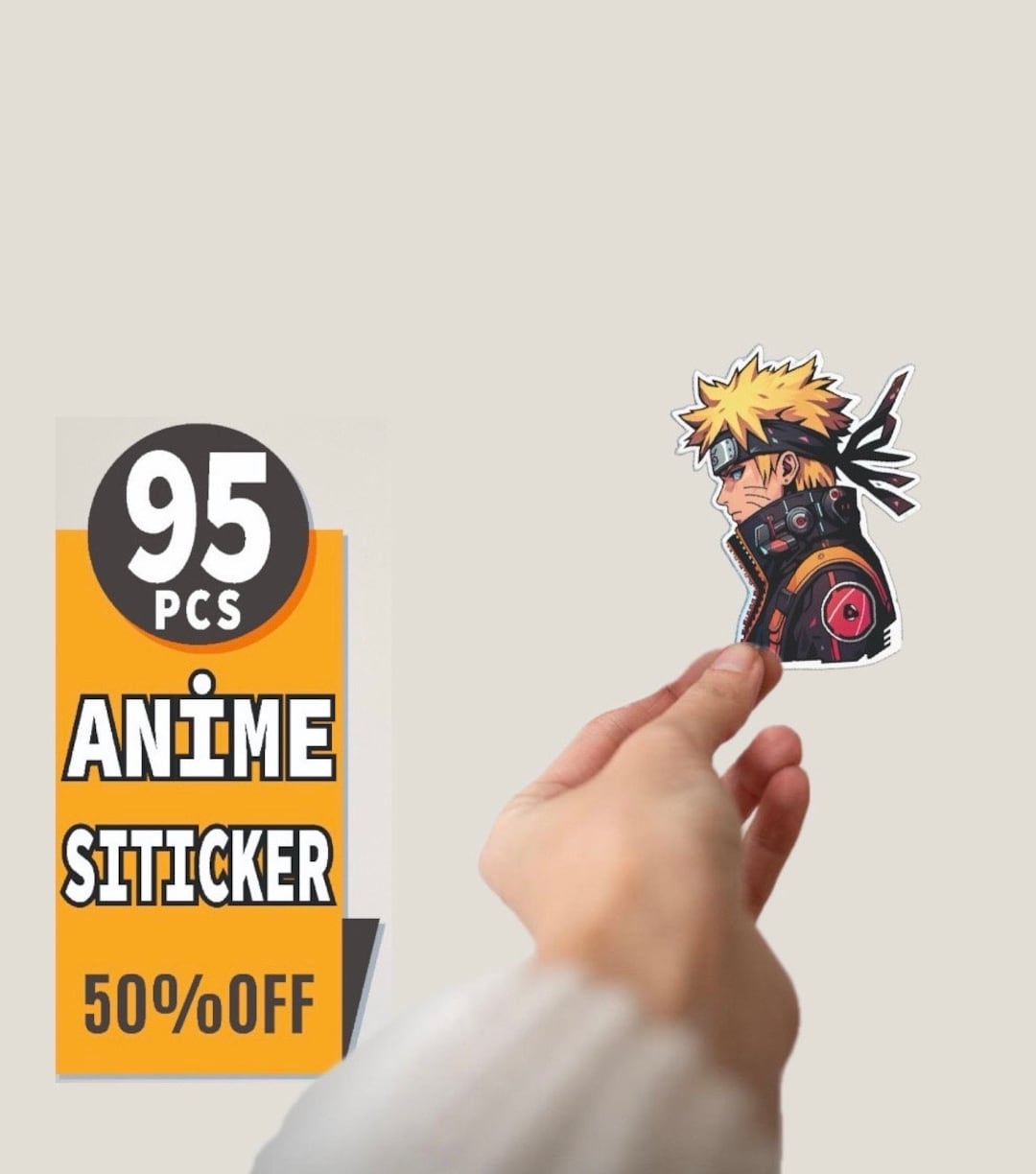 Kawaii Anime Sticker Pack 95 Pcs Anime Sticker Waterproof Vinyl ...
