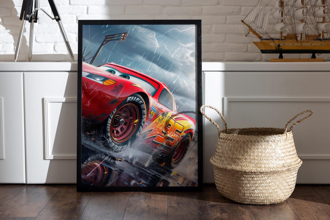 Movie Poster - Cars Movie Poster - Piston Cup - Disneyland Home ...