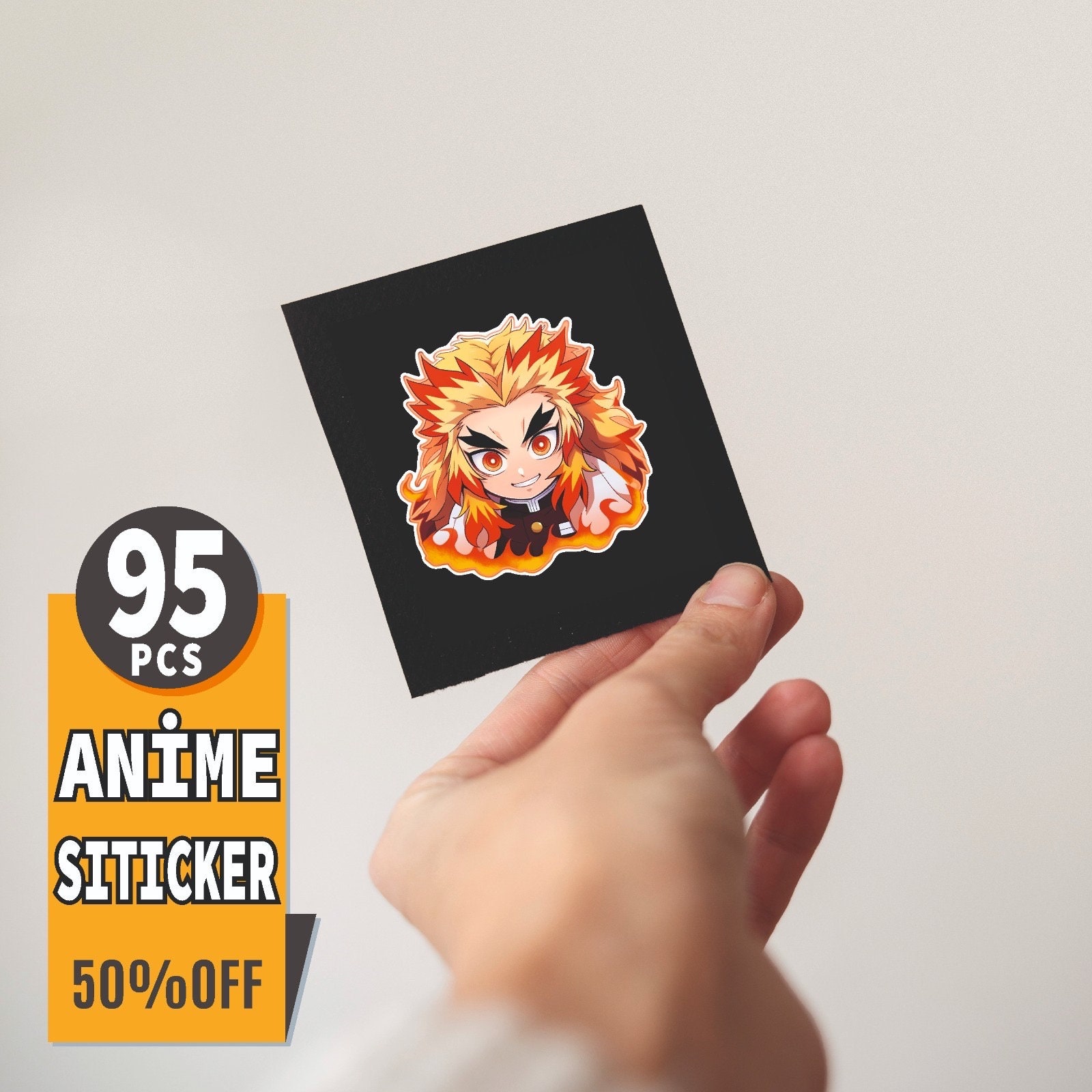 Kawaii Anime Sticker Pack 95 Pcs Anime Sticker Waterproof Vinyl ...