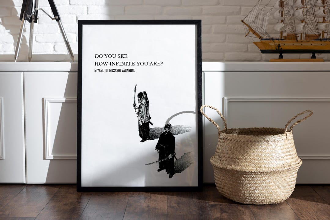 Vagabond Miyamoto Musashi, Printable Wall Art, Manga Aesthetic Panels ...