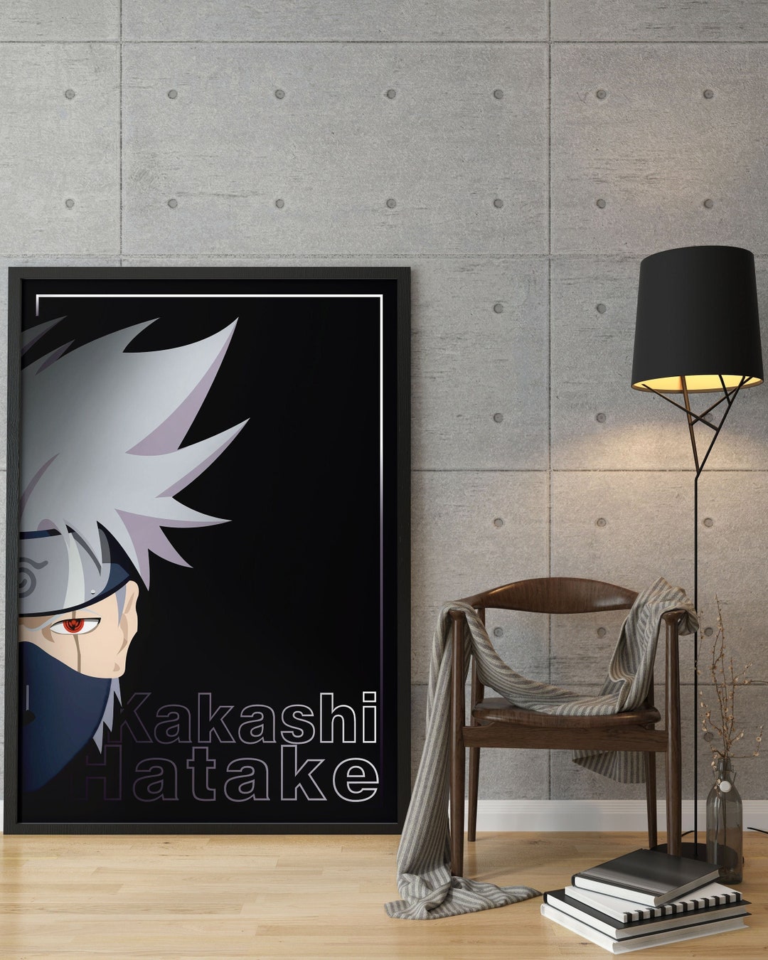 Kakashi Hatake Poster High-quality Wall Art for Naruto Fans Perfect ...