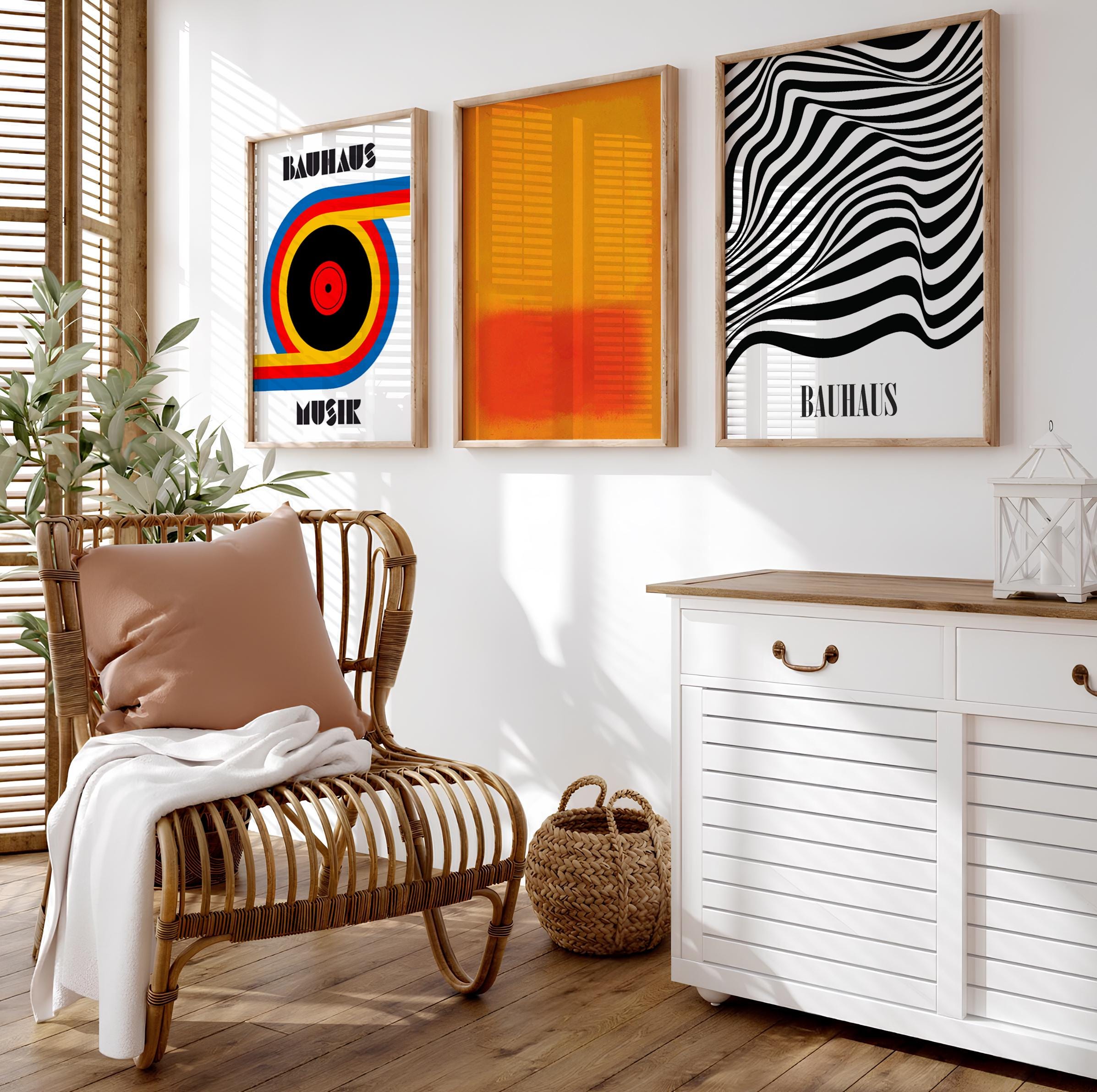 Bestseller Poster Set, Set of 3 Prints, Trendy Poster Bundle, Bauhaus ...