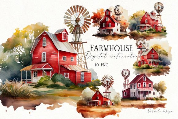 Farmhouse Bundle PNG Clipart, Sublimation, Digital Download - Etsy