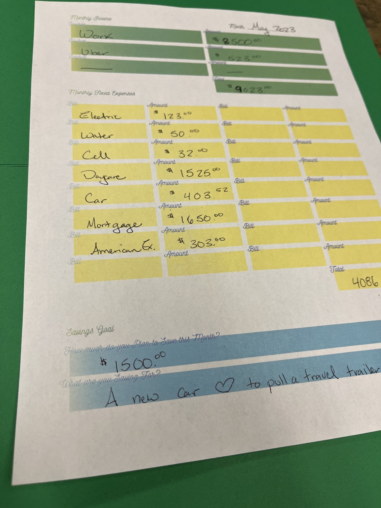 Kakeibo Worksheets - Etsy