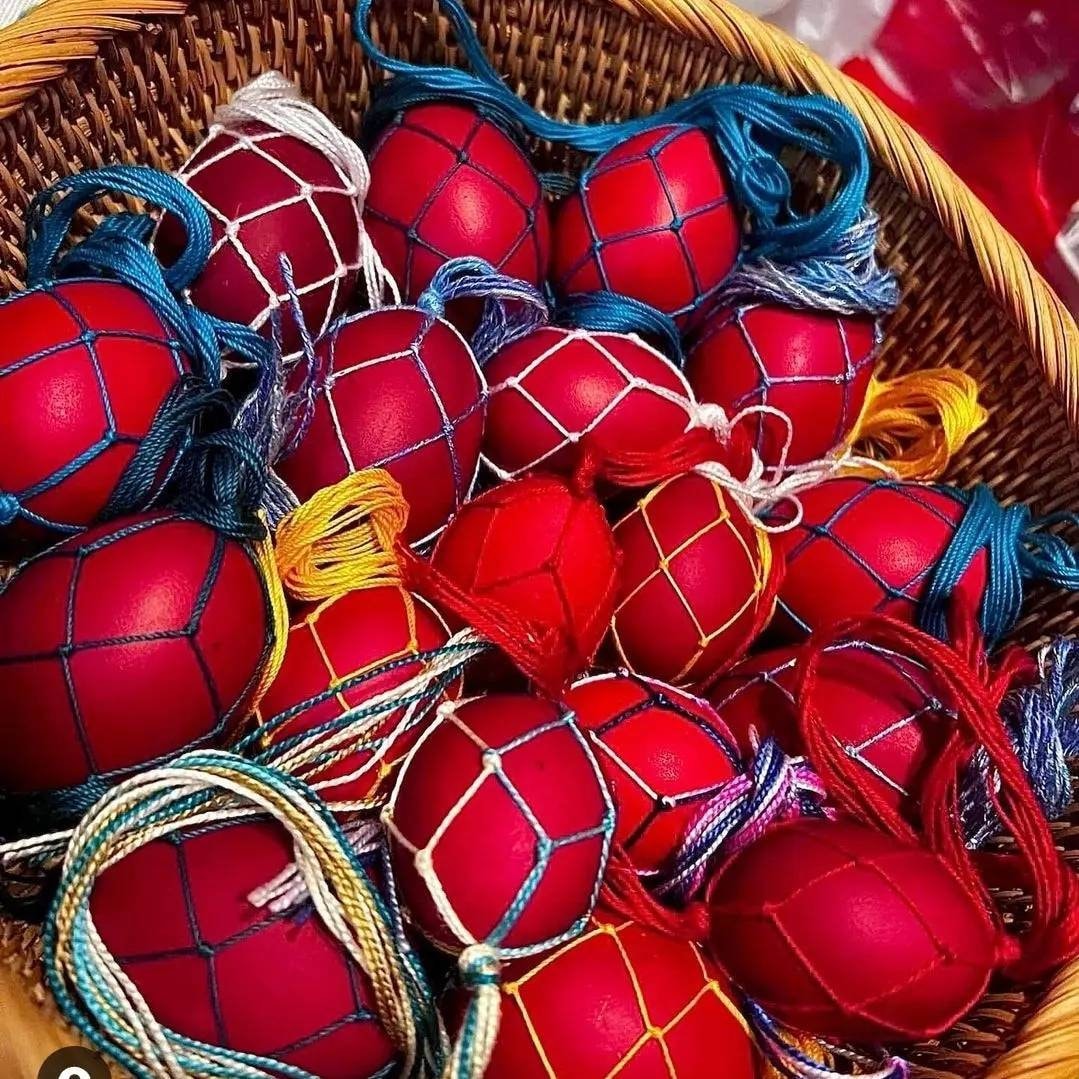 6pcs Red Egg Dye, Iu-mien Red Egg Dye, Mien Egg Dye, Mien New Year Egg ...