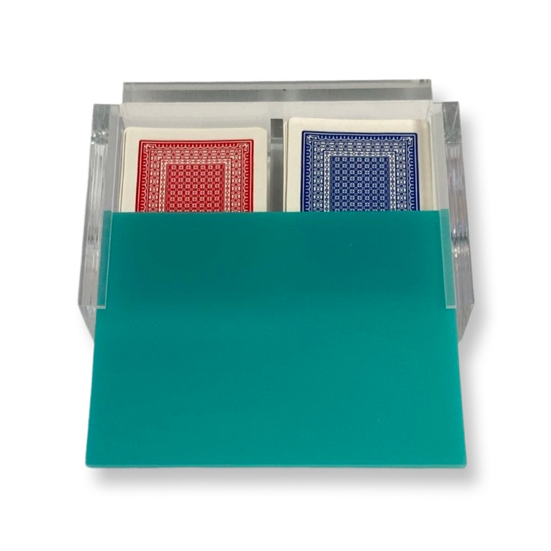 Lucite Acrylic Bridge Playing Card Holder - Etsy
