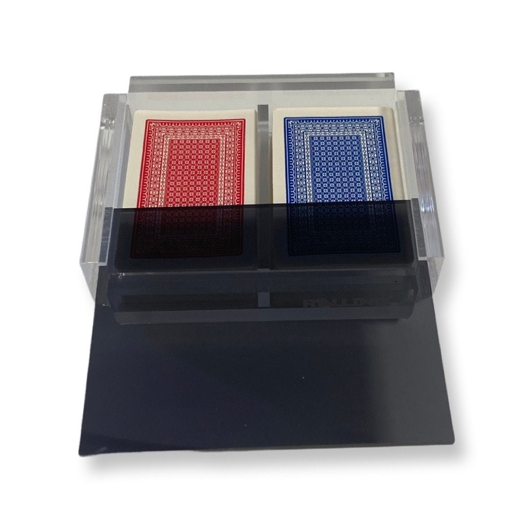 Lucite Acrylic Bridge Playing Card Holder - Etsy
