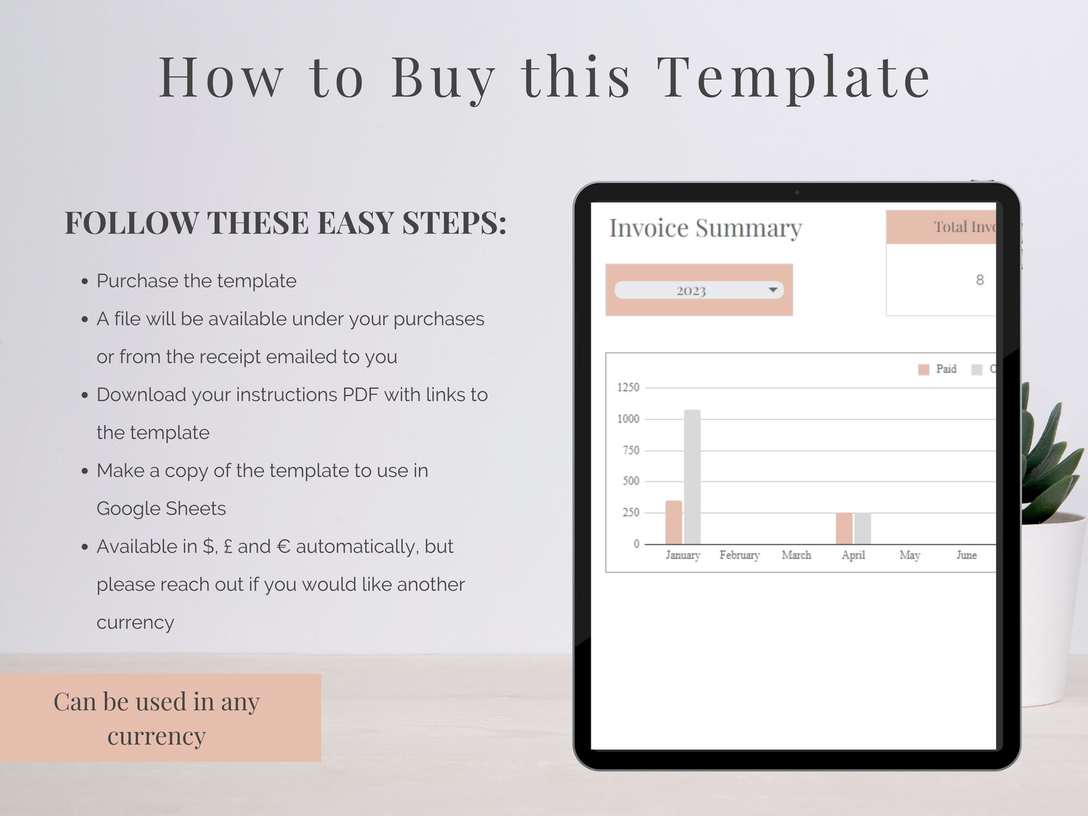 Invoice Tracker & Template Google Sheets | Automatic Invoicing Tool | Invoicing Spreadsheet ...