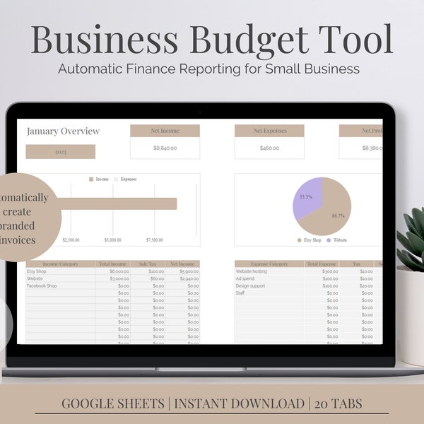 Business P&l Spreadsheet - Etsy Business P&l Spreadsheet - Etsy