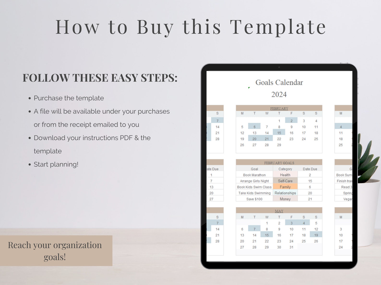 Customizable Excel Spreadsheet Template | Editable Excel Calendar ...