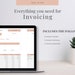 Invoice Tracker & Template Google Sheets | Automatic Invoicing Tool | Invoicing Spreadsheet ...