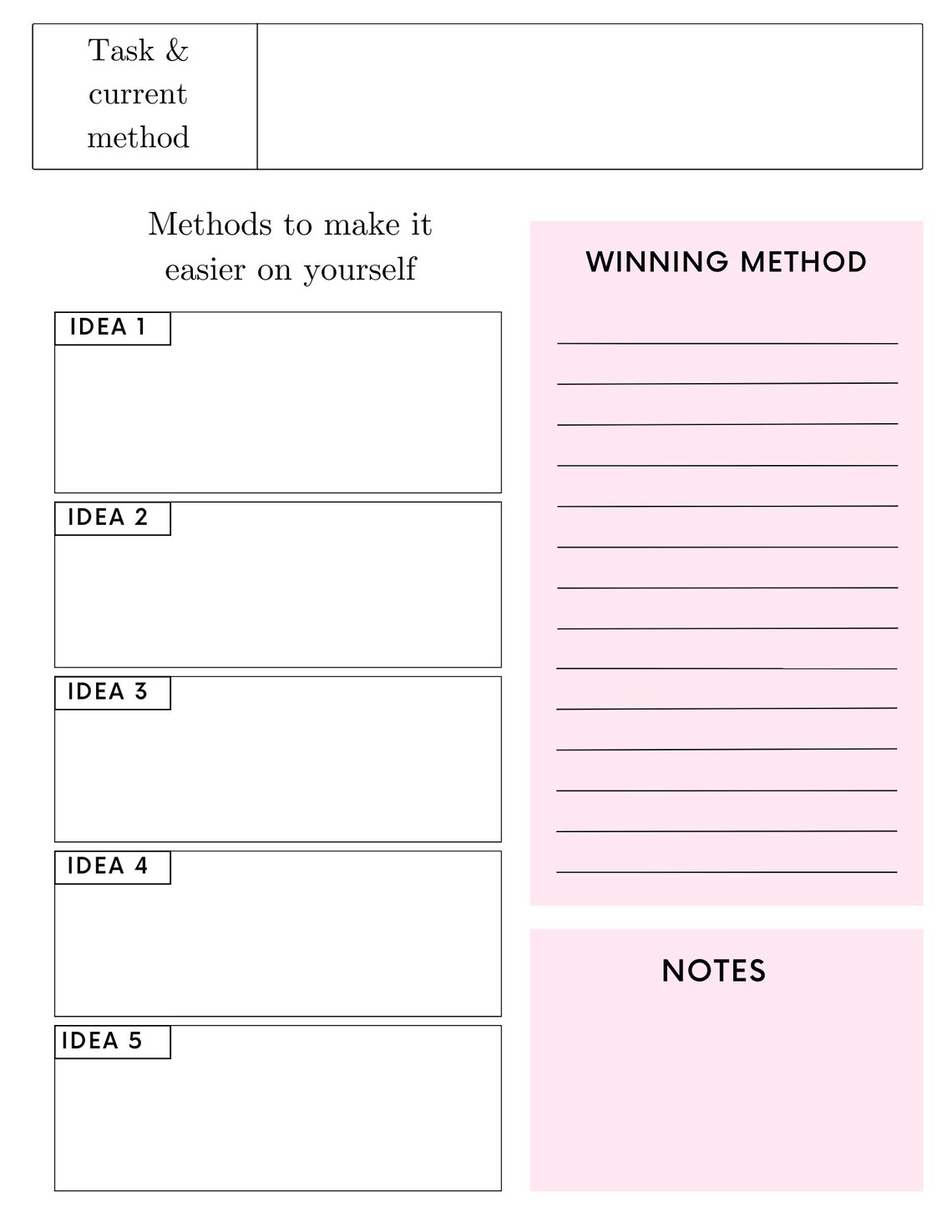 Work Smart Productivity, Planner, Goal, Tasks, List, Checklist, Tracker ...