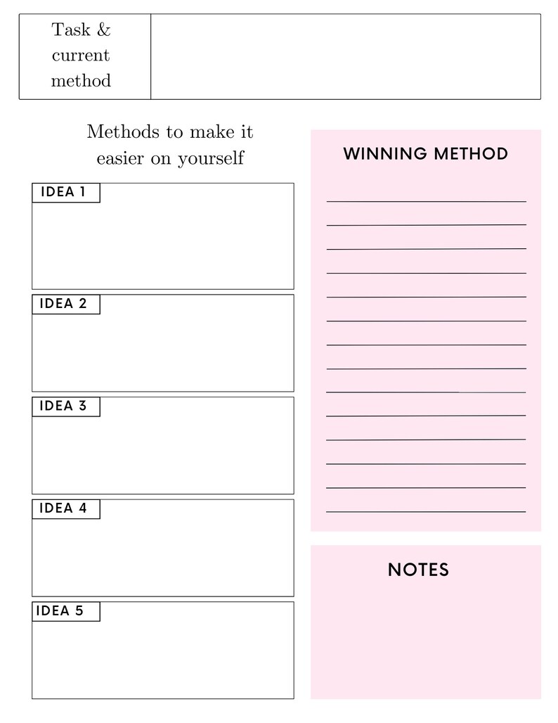 Work Smart Productivity, Planner, Goal, Tasks, List, Checklist, Tracker ...