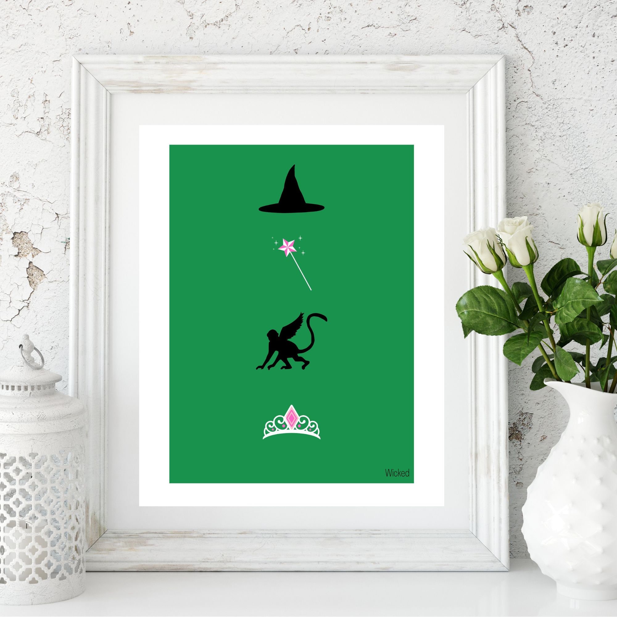 Wicked Inspired Minimalist Printable Wall Art Broadway Printable Gift ...