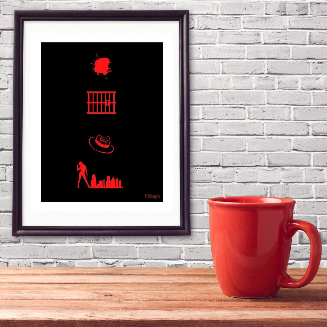 Chicago Inspired Minimalist Printable Wall Art | Broadway Printable ...
