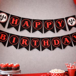 Stranger Things Birthday Banner: Printable DIY Bunting (instant ...