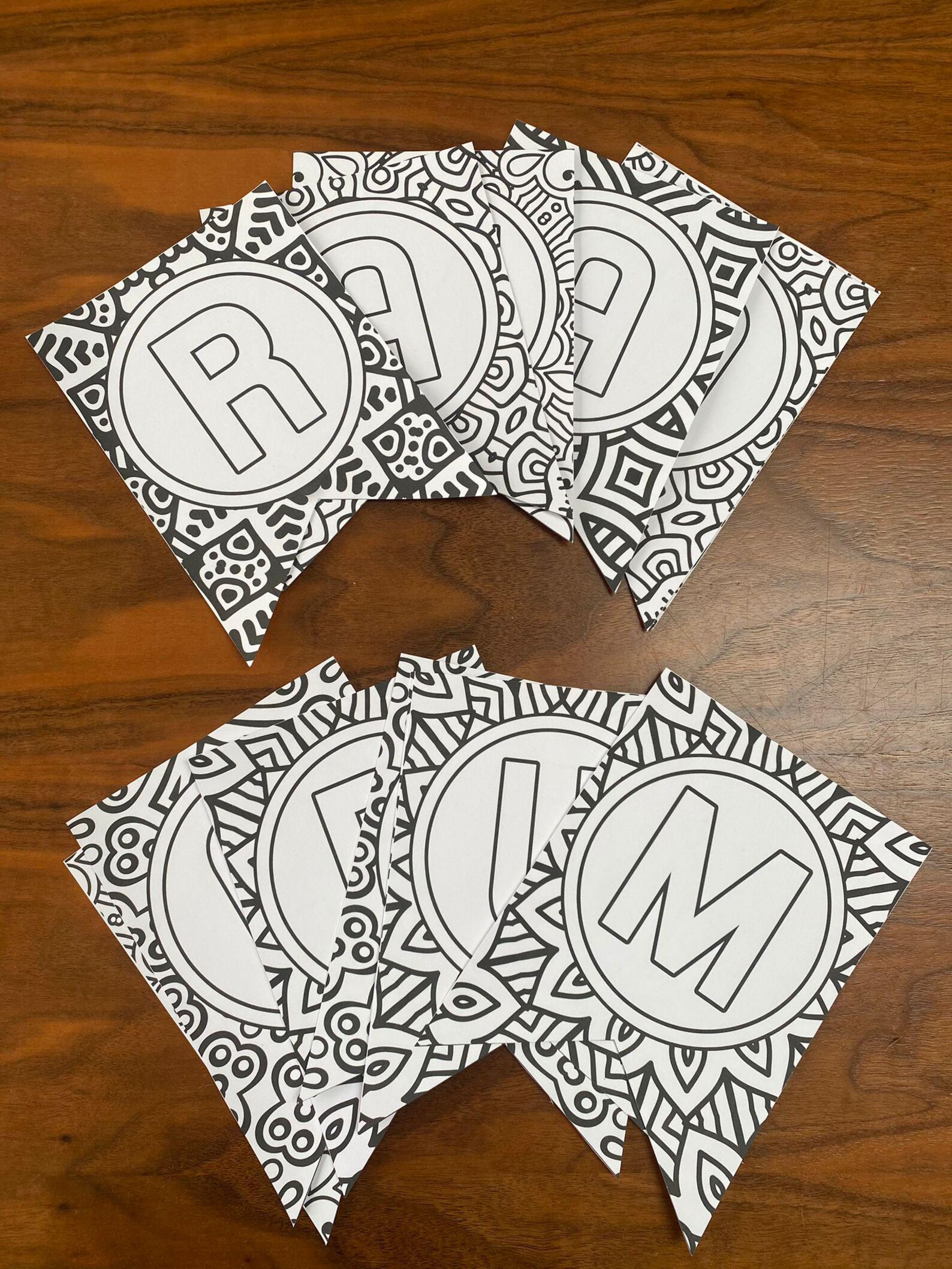 Ramadan Colour-in Banner for Kids & Adults – Mindful Islamic Activity ...