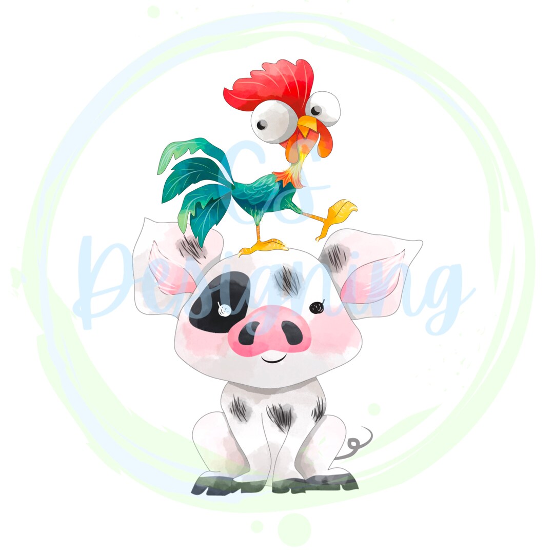 Hei Hei Png,pua Png,moana Decal,sublimation Transfer,tshirt Transfer ...