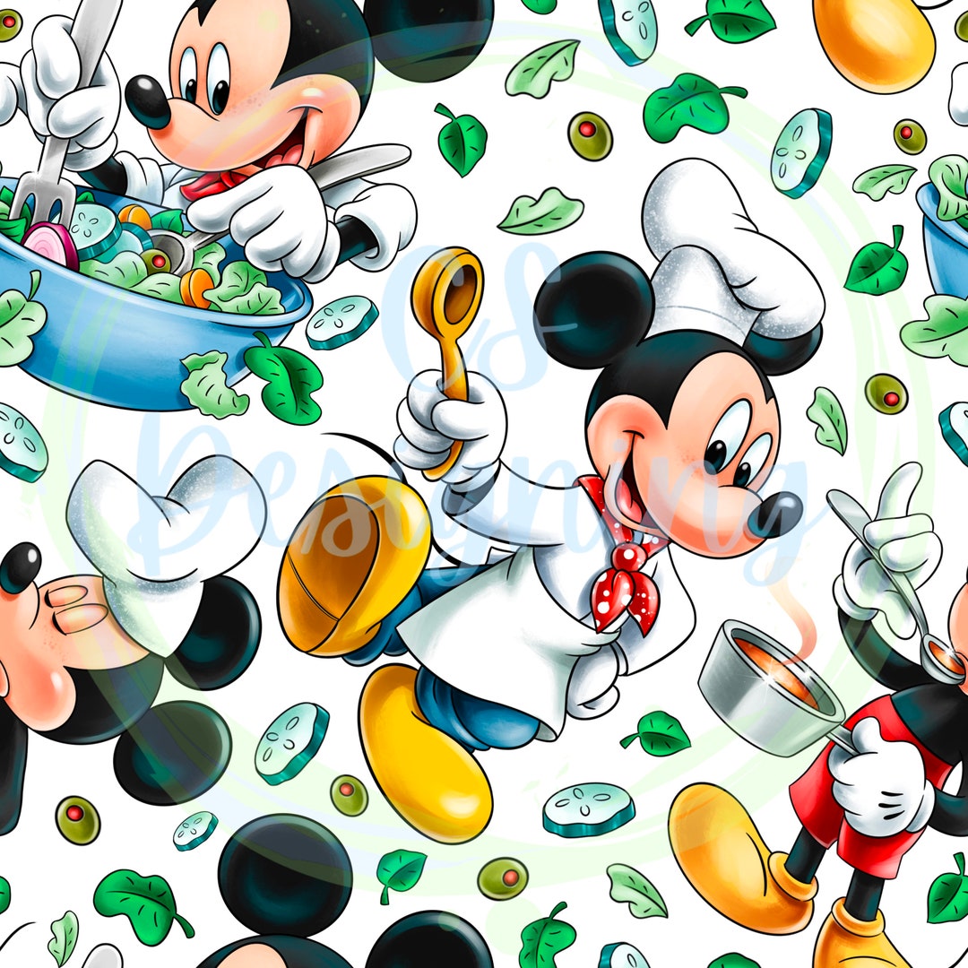 Magic Kingdom Seamless,mickey Seamless,seamless Pattern,digital Paper ...