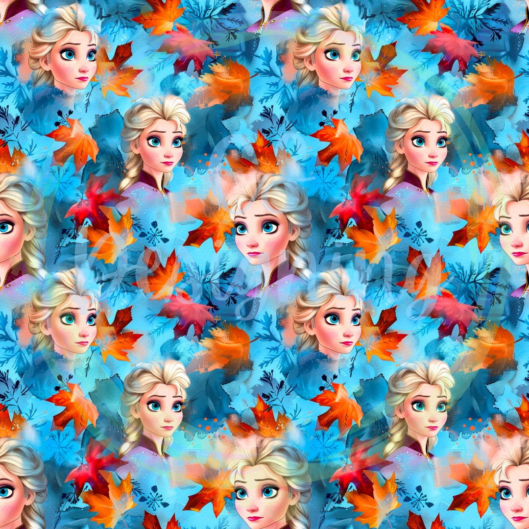 Frozen Digital Paper,elsa,elsa Seamless Pattern,seamless Pattern,magic ...