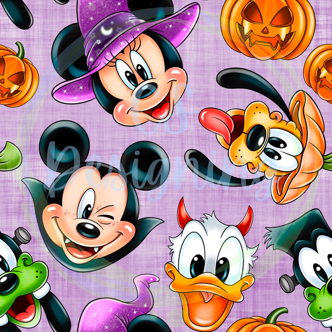 Mouse Halloween,halloween Seamless Digital File,seamless Pattern ...