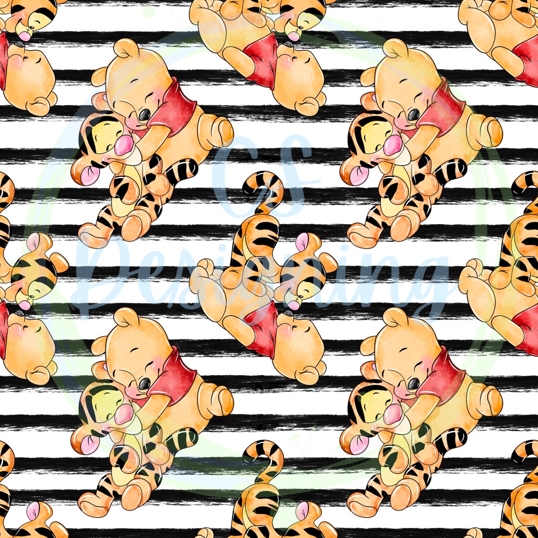 Tigger Seamless,seamless Pattern,digital Paper,digital,paper,seamless ...