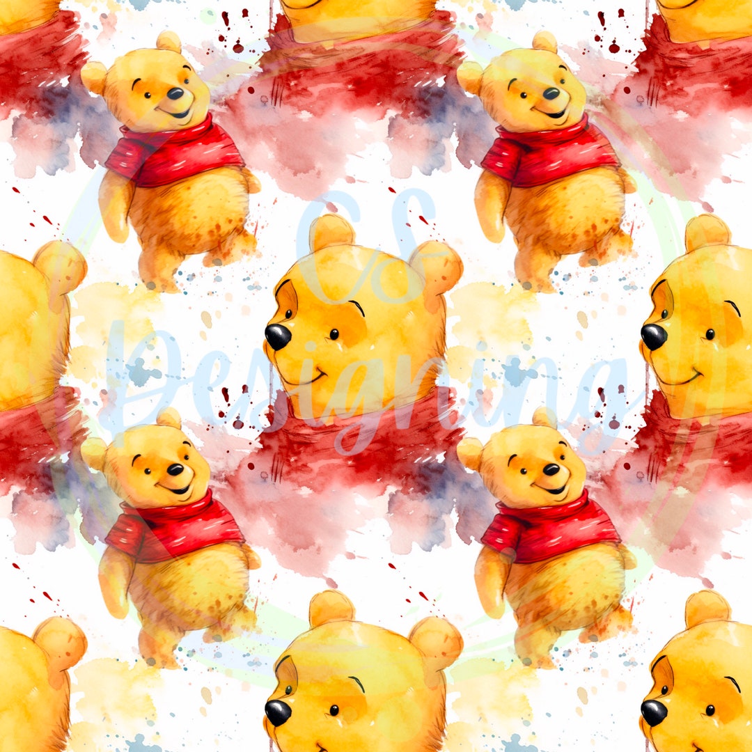 Winnie the Pooh Seamless,seamless Pattern,digital Paper,digital,paper ...