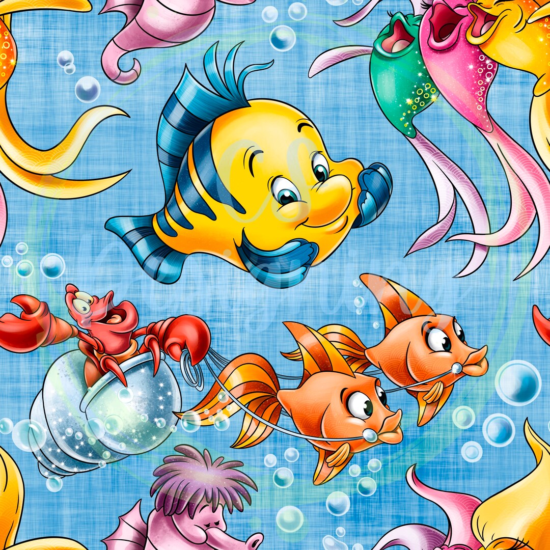 Mermaid Seamless,seamless Pattern,mermaid Pattern,digital Paper,digital ...