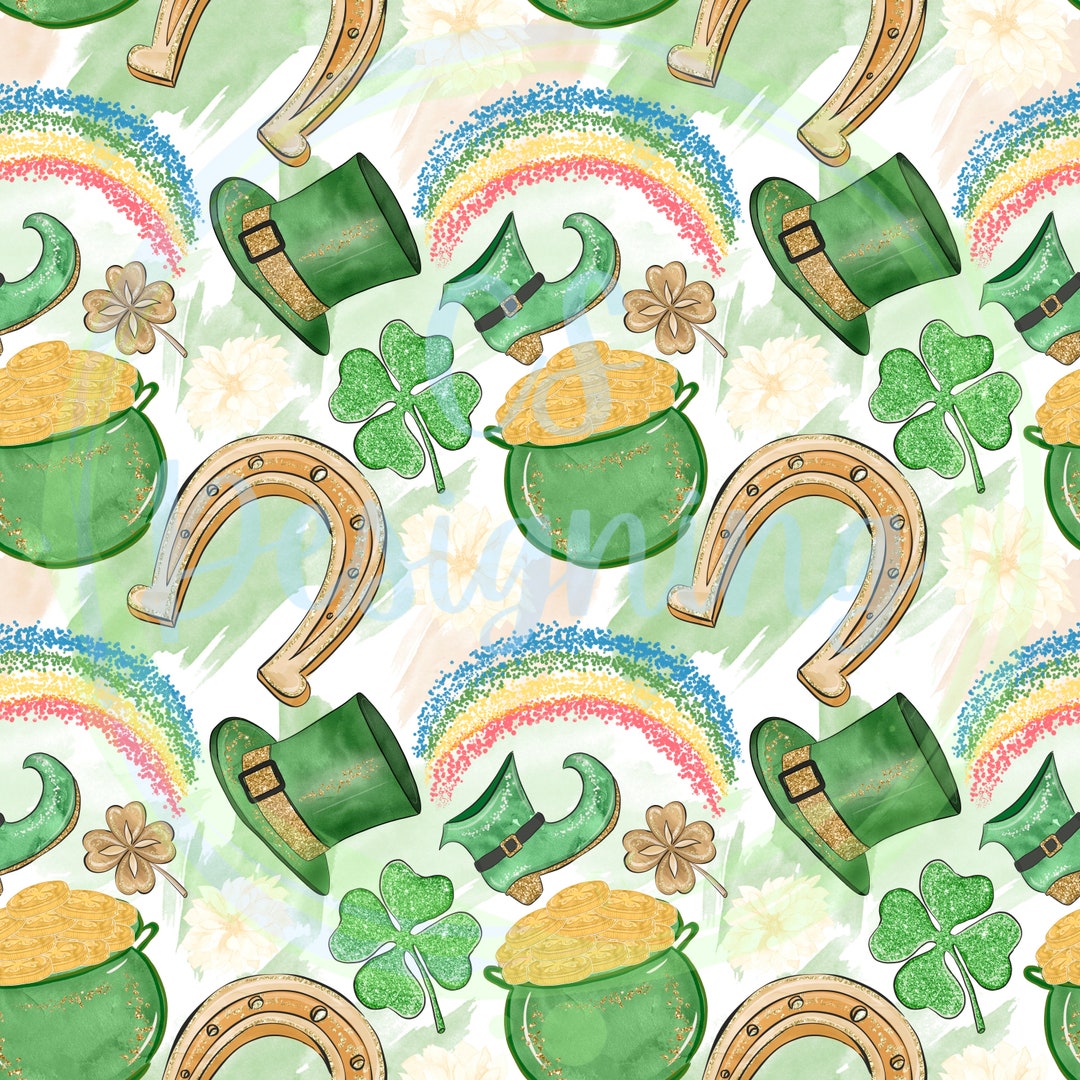 St Patricks Day Seamless,seamless Pattern,digital Paper,digital,paper ...