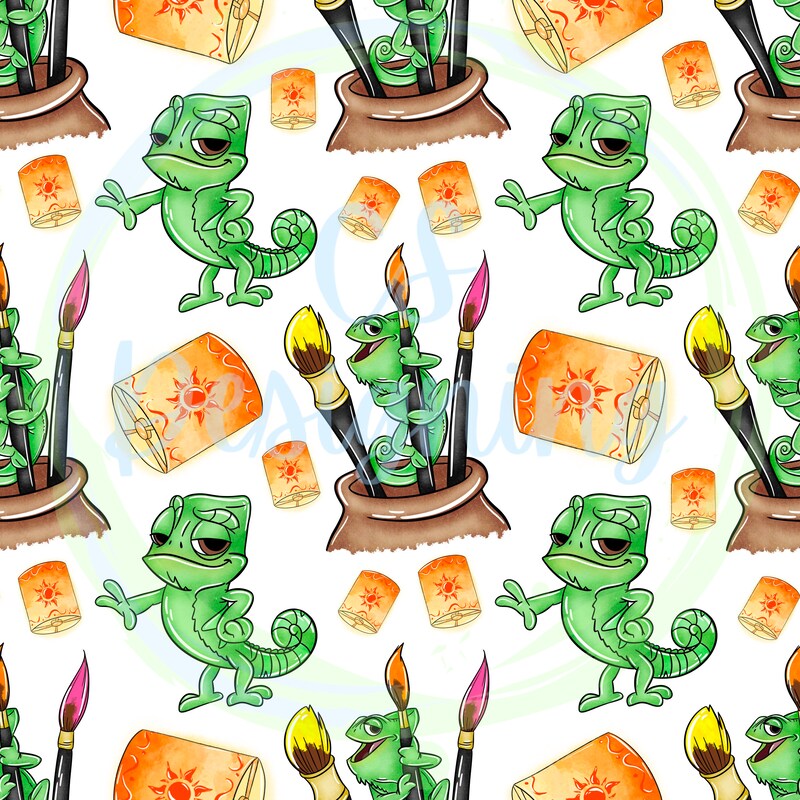 Tangled Digital Paper - Etsy