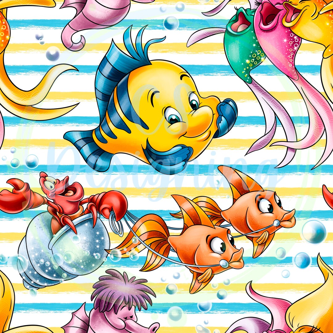 Mermaid Seamless,seamless Pattern,mermaid Pattern,digital Paper,digital ...