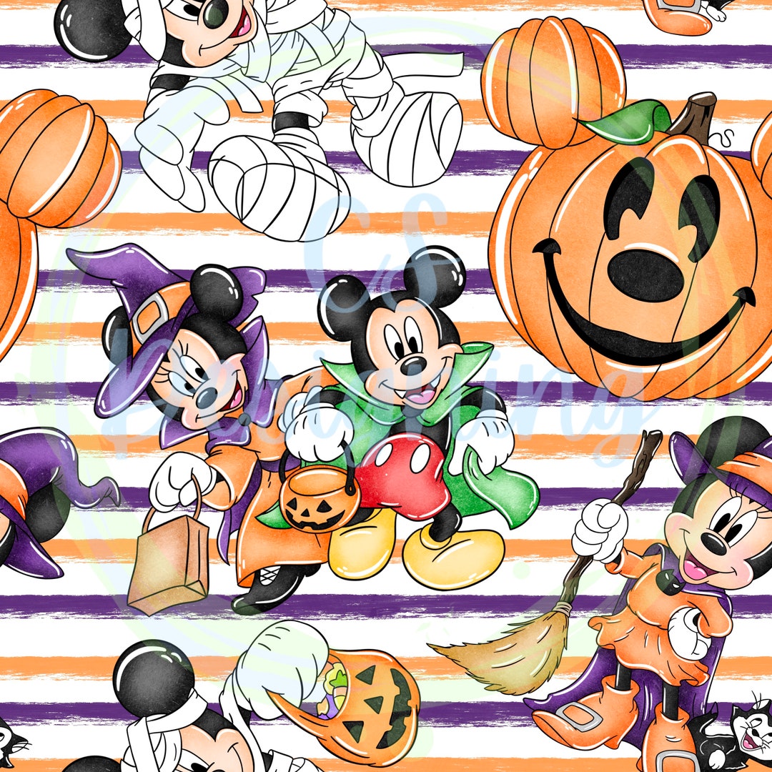 Mouse Halloween,halloween Seamless Digital File,seamless Pattern ...