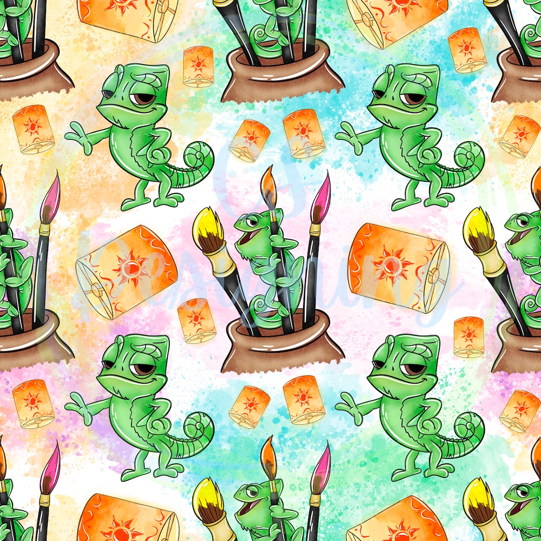 Princess Rapunzel Digital Paper,princess Seamless Paper,princess ...