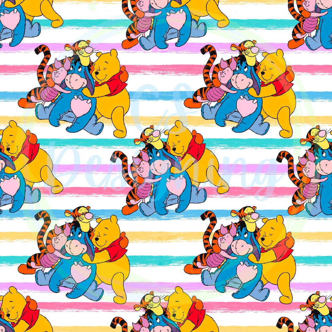 Winnie the Pooh Seamless,seamless Pattern,digital Paper,digital,paper ...