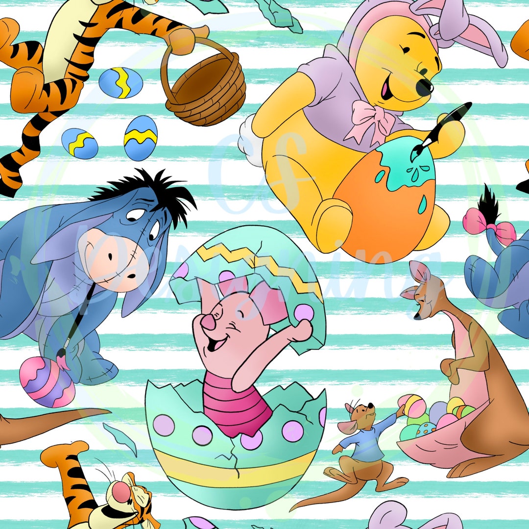 Winnie the Pooh Seamless,seamless Pattern,digital Paper,digital,paper ...