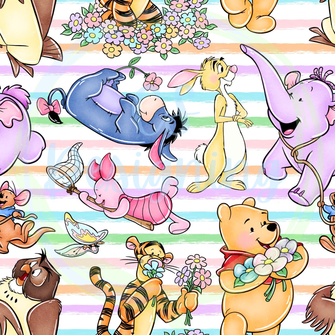 Winnie the Pooh Seamless,seamless Pattern,digital Paper,digital,paper ...