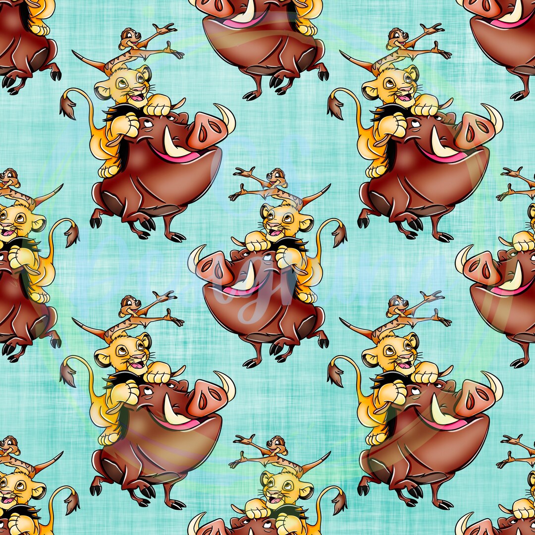 Lion King Seamless,lion King Digital Paper,seamless Pattern,digital ...