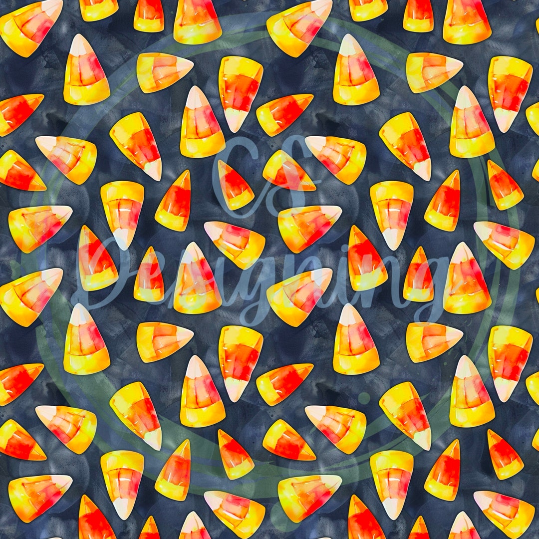 Halloween Candy Corn,halloween Seamless Digital File,seamless Pattern ...