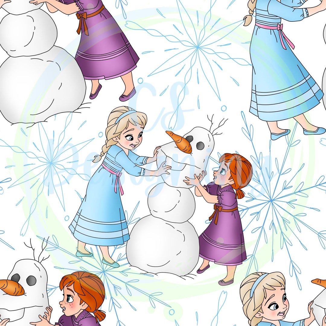 Frozen Digital Paper,elsa,elsa Seamless Pattern,seamless Pattern,magic ...