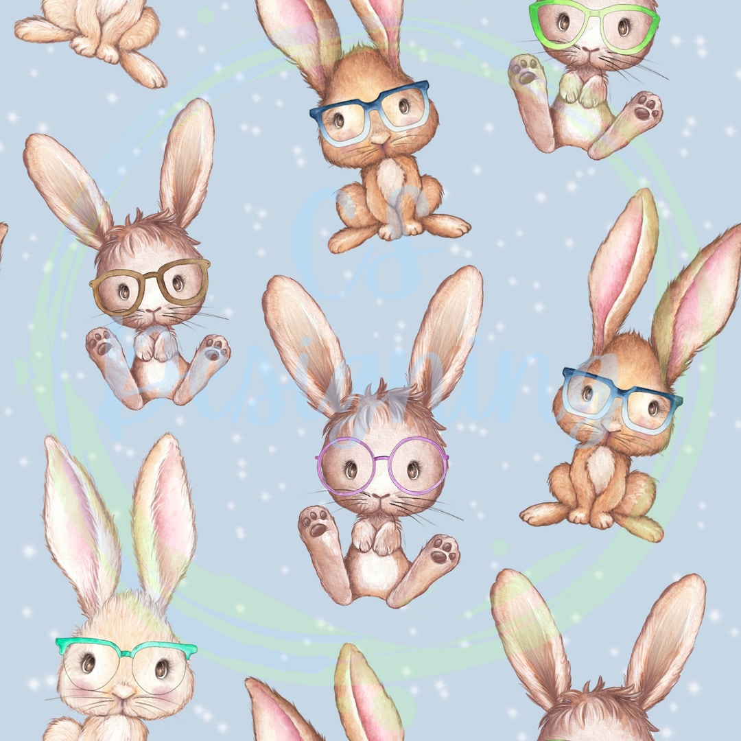 Bunny Seamless,easter Bunny,seamless Pattern,digital Paper,digital ...