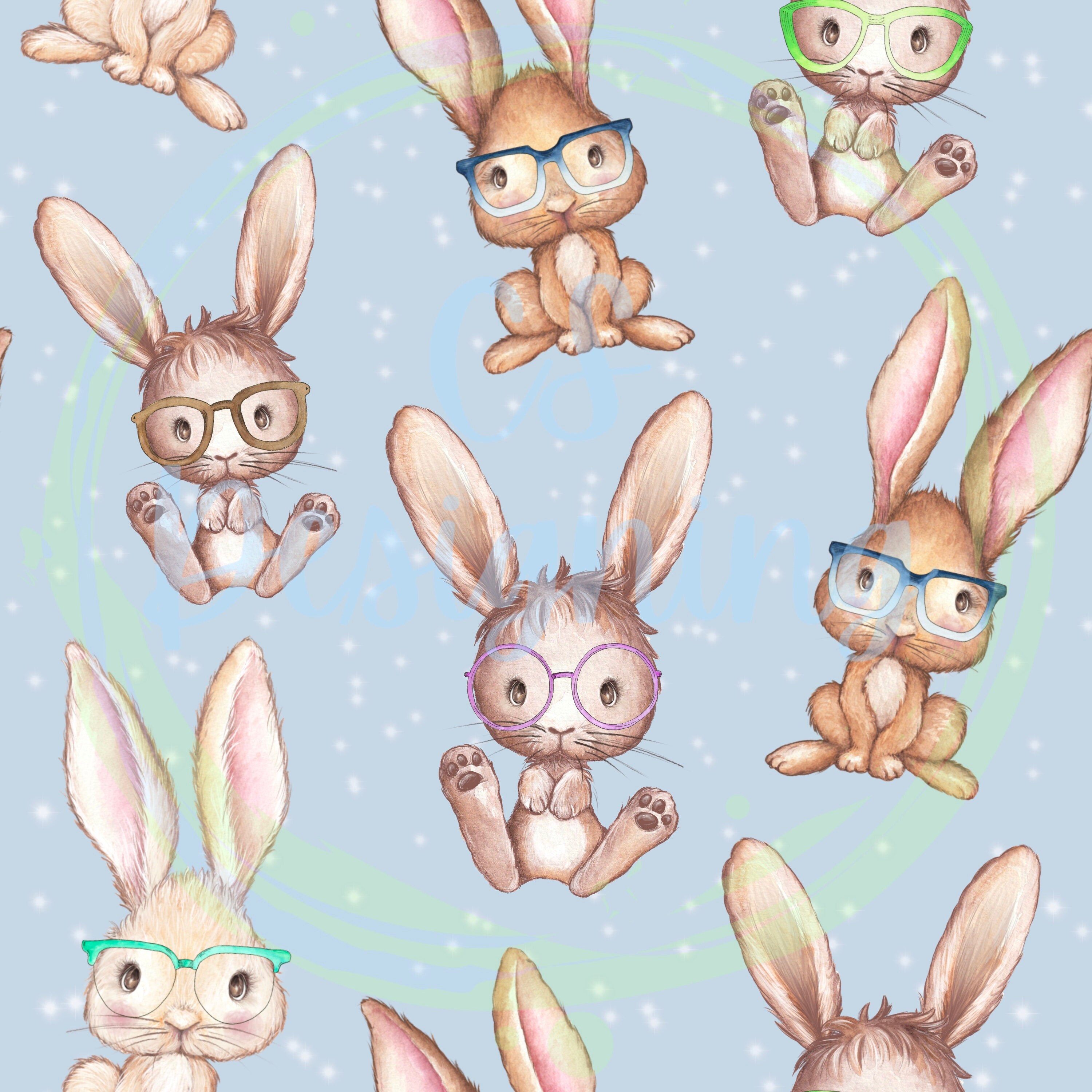 Bunny Seamless,easter Bunny,seamless Pattern,digital Paper,digital ...