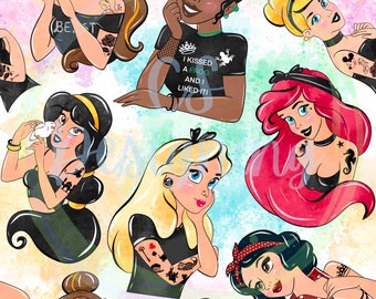 Princess Seamless,princess Seamless Pattern,digital Paper,digital ...