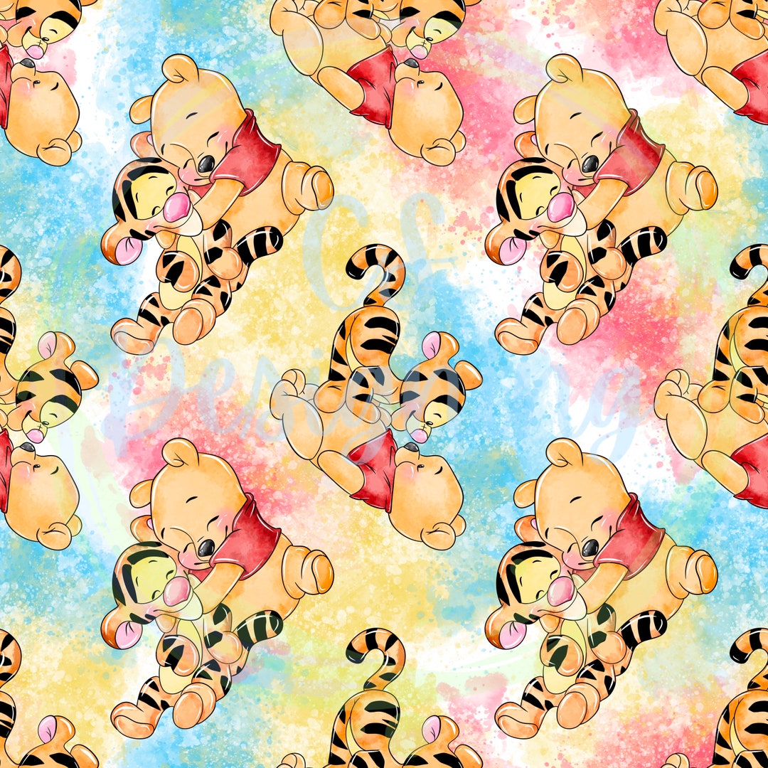 Tigger Seamless,seamless Pattern,digital Paper,digital,paper,seamless ...