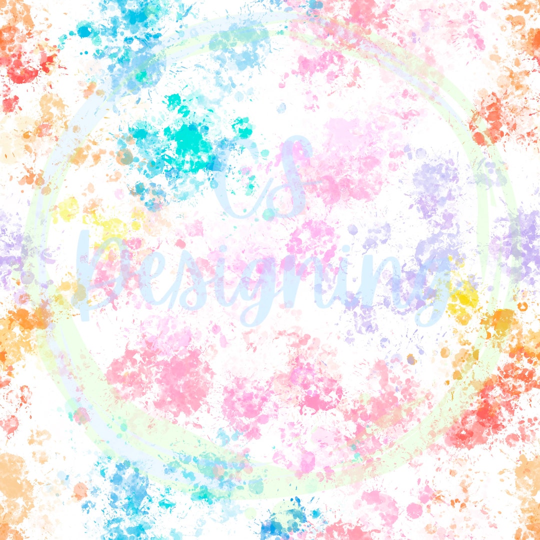 Splatter Background,seamless Pattern,clipart,digital Paper,digital ...