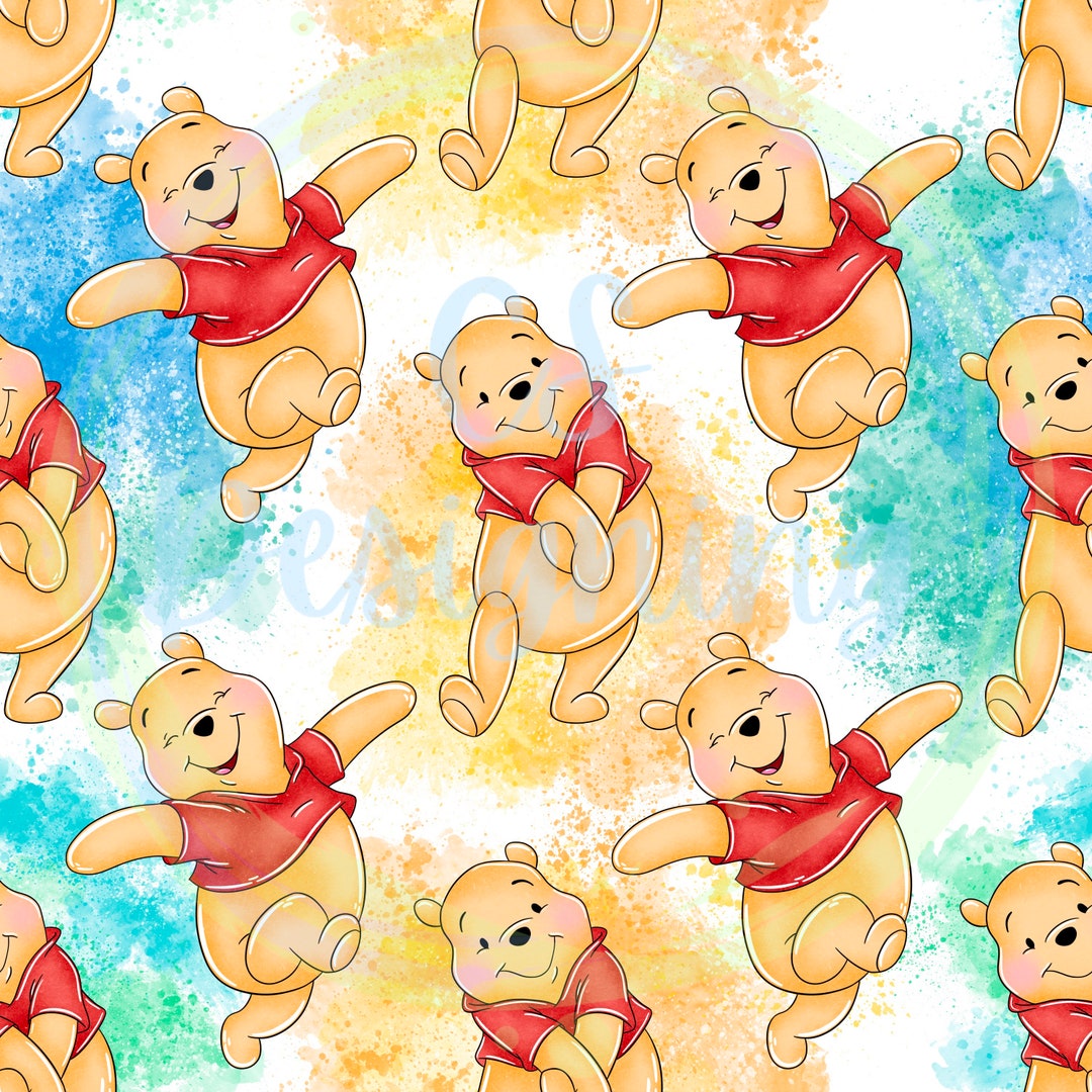 Winnie the Pooh Seamless,seamless Pattern,digital Paper,digital,paper ...