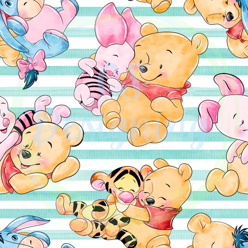 Winnie the Pooh Seamless,seamless Pattern,digital Paper,digital,paper ...