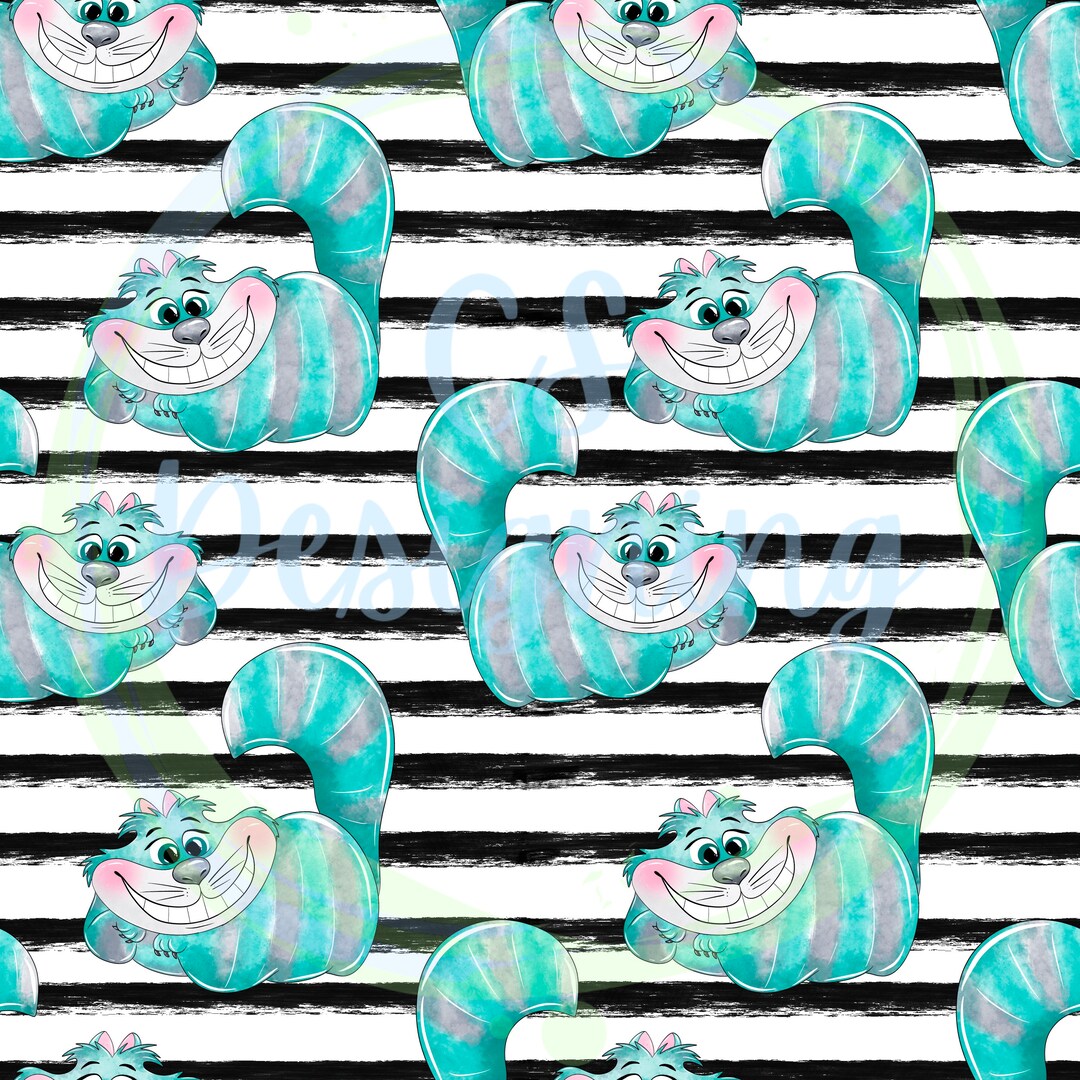 Alice in Wonderland Seamless,alice Seamless,seamless Pattern,digital ...