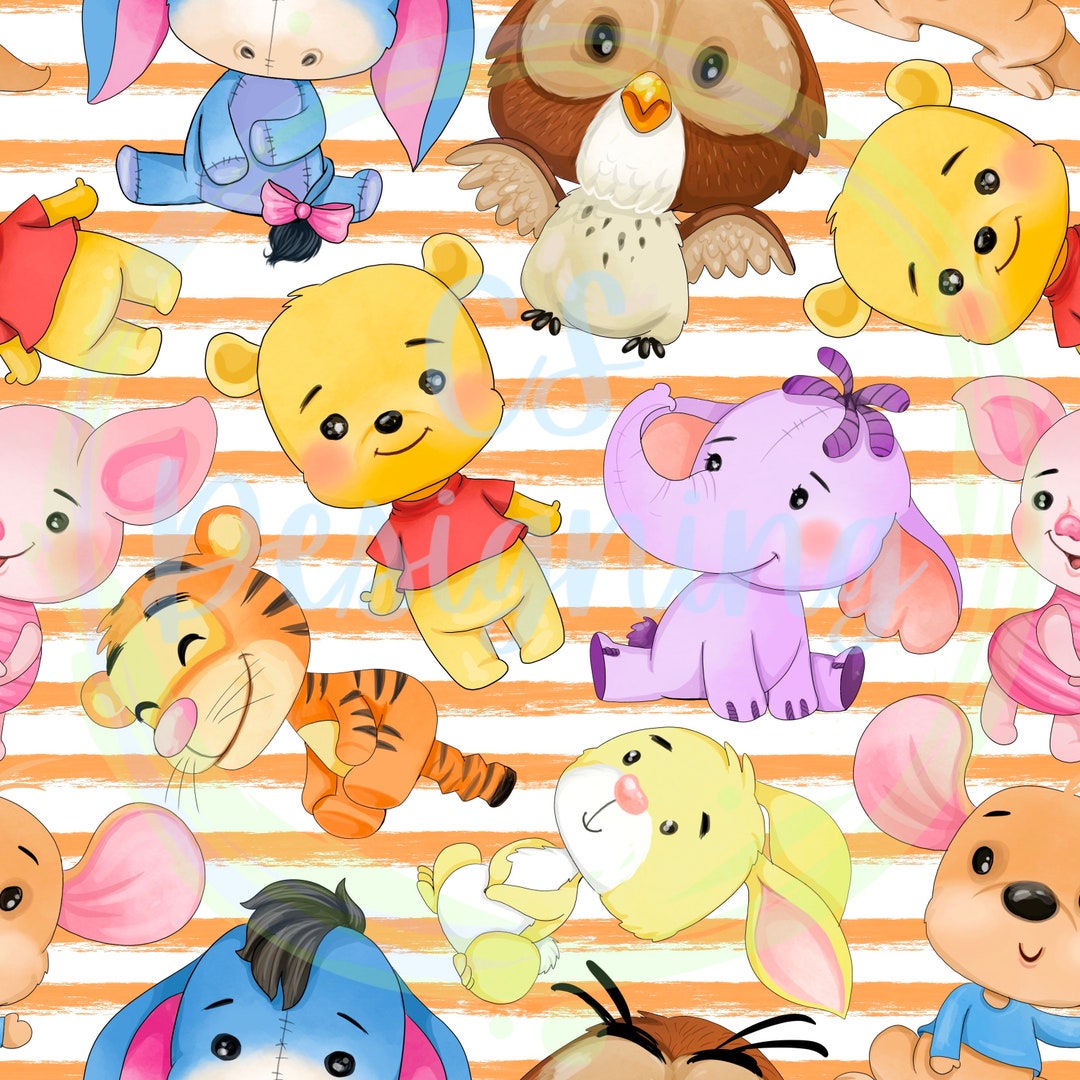 Winnie the Pooh Seamless,seamless Pattern,digital Paper,digital,paper ...